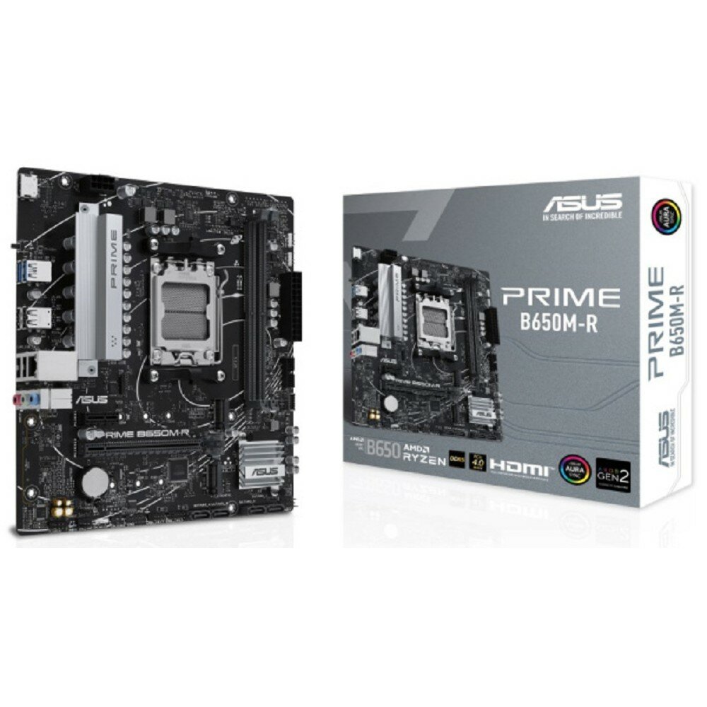 Материнская плата Asus PRIME B650M-R, micro-ATX, чипсет AMD B650