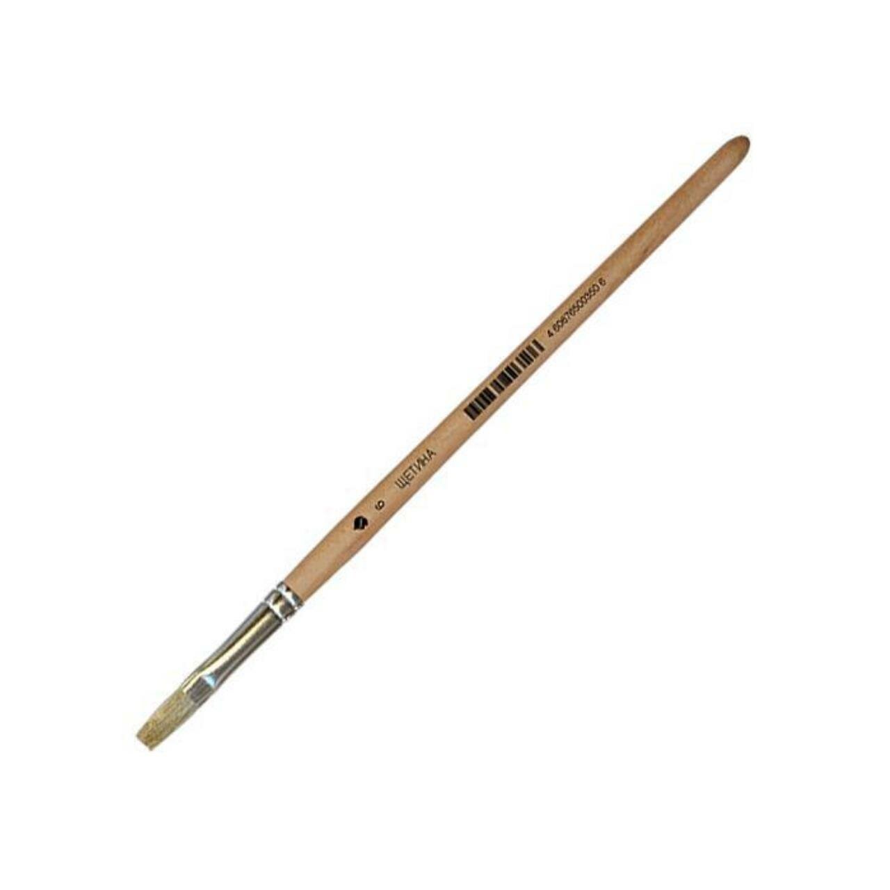 Кисть АртАвангард 6 щетина плоская