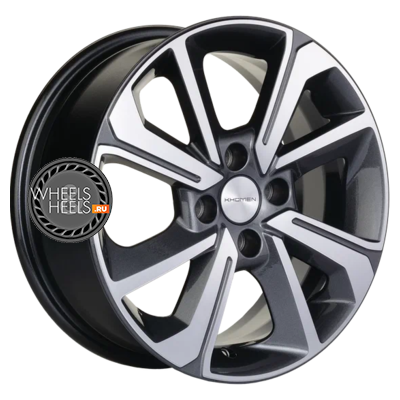 Диск автомобильный литой Khomen Wheels KHW1501 (Lada Granta) 15x6 4x98 et36 dia58.6 Gray-FP