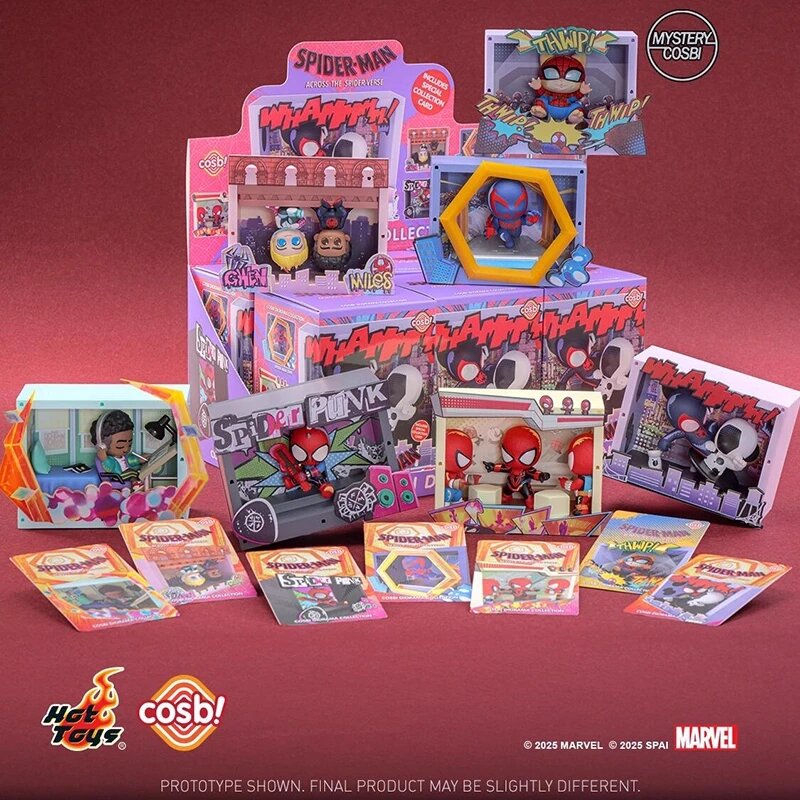 Hot Toys Человек-паук: Across The Spider Verse Cosbi Scene, Random 1pc