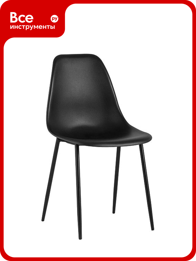 Обеденный стул для кухни Стул Груп KON черный KONWIN CHAIR BLACK, кухне или в столовой, любого интерьера помещений