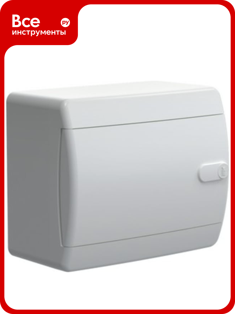 Корпус IEK UNION Compact ЩРН-П-6 IP41, белая дверь, пластиковый UIC-KP13-N-06-41-K01