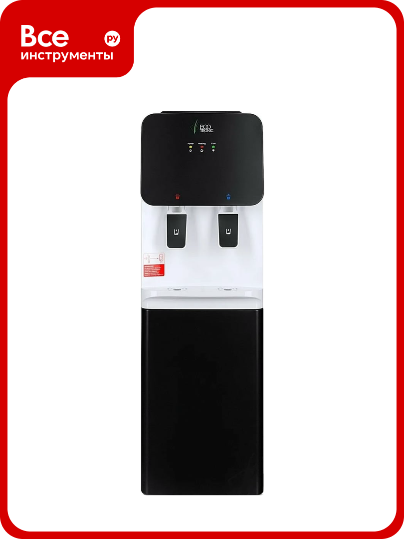 Кулер для воды ECOTRONIC J1-LCE XS PANDA 12435 ETK12435/, черный