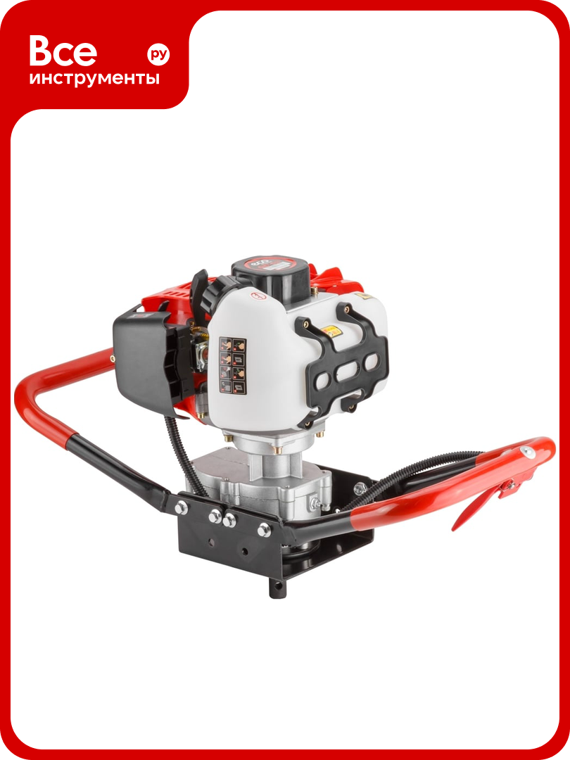 Мотобур без шнека ECO GD-53 для установки свайных фундаментов, двухтактный бензиновый двигатель, высокая проходимость