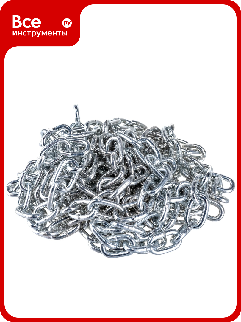 Короткозвенная цепь Tech-Krep DIN766 5мм упак. 5м - накл. 127869