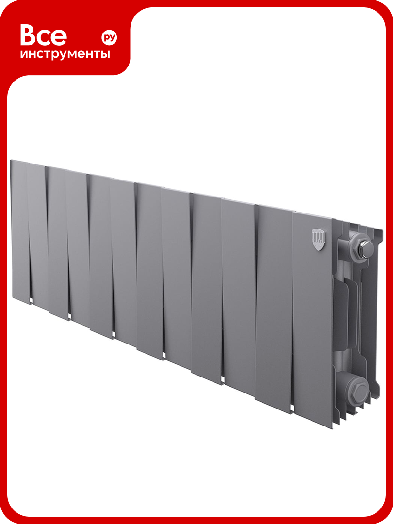 Радиатор Royal Thermo PianoForte 200 /Silver Satin - 12 секц. НС-1346021