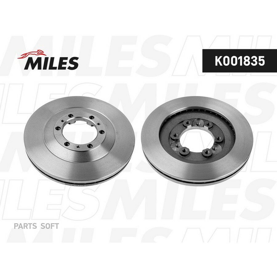 MILES K001835 Диск тормозной передний GREAT WALL HOVER H5 ()