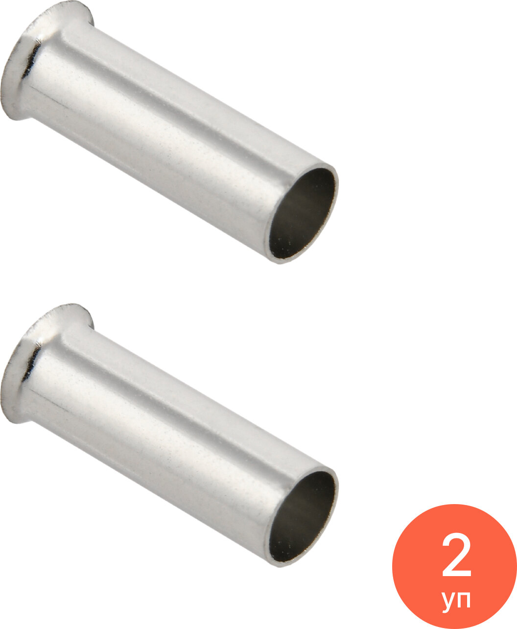 Кабельный наконечник IEK / ИЭК НШВ гильза 6-12 луженый, UEN10-4-6012, в упаковке 20шт. (комплект из 2 уп)