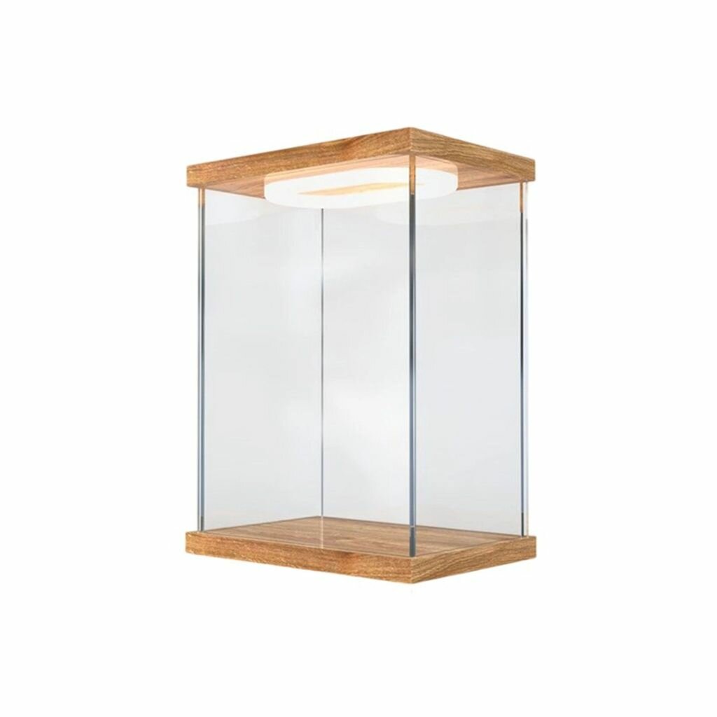 Коробка для хранения, (1шт) Rab cloth storage display box-небольшой одиночный дисплей со светом и регулируемой подсветкой