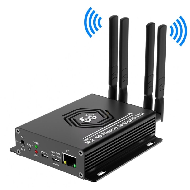 Модуль NGFF M.2 от 5G до 2,5 Гбит/с к адаптеру USB3.0 с портом RJ45 Контроллер RM520N-GL USB3.0 Адаптер для ПК Dekstop