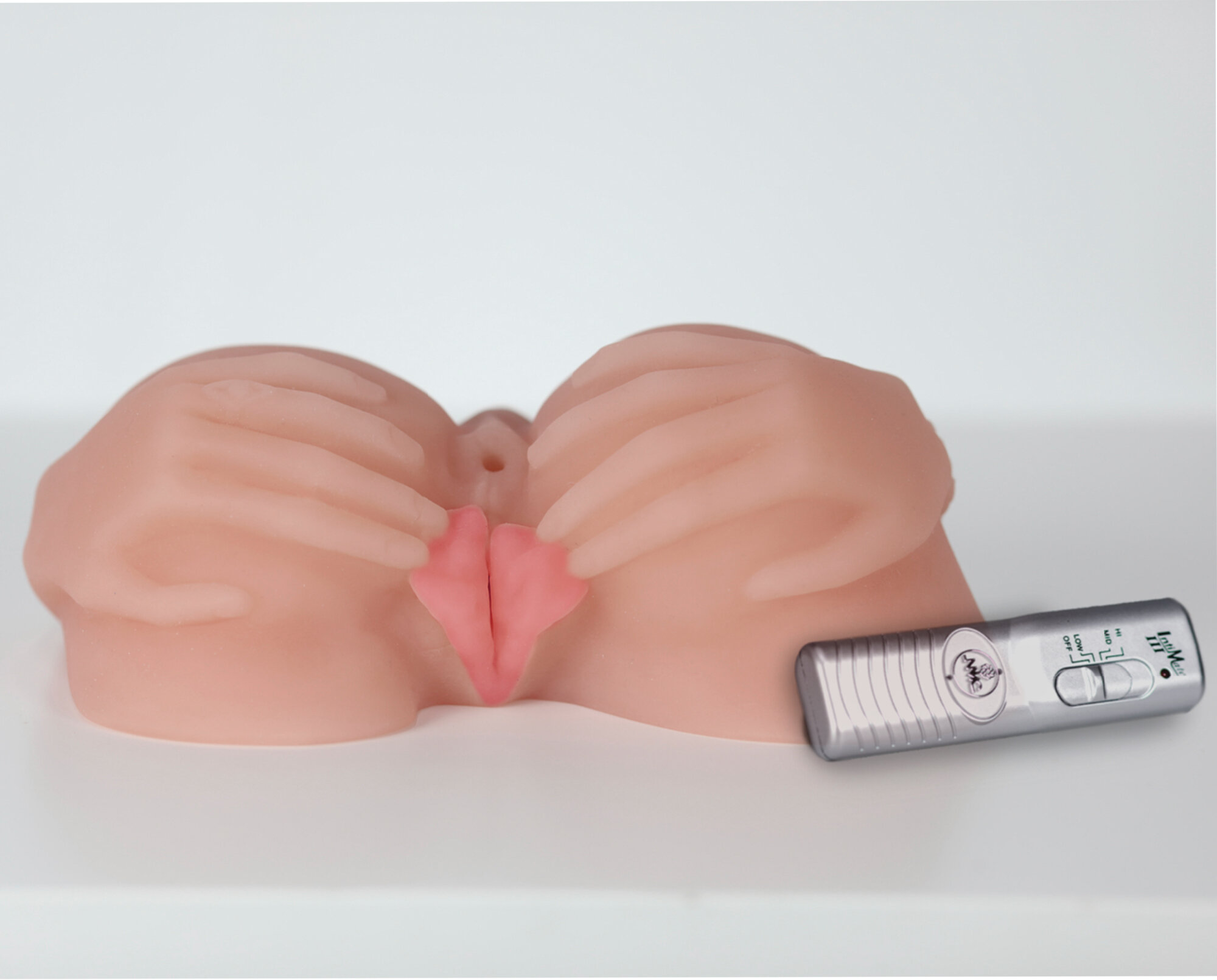 LOVETOY (А-Полимер) Мастурбатор вагина и анус из киберкожи (669621), телесный