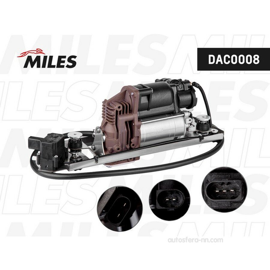 MILES DAC0008 Компрессор пневмоподвески BMW E61 PRO