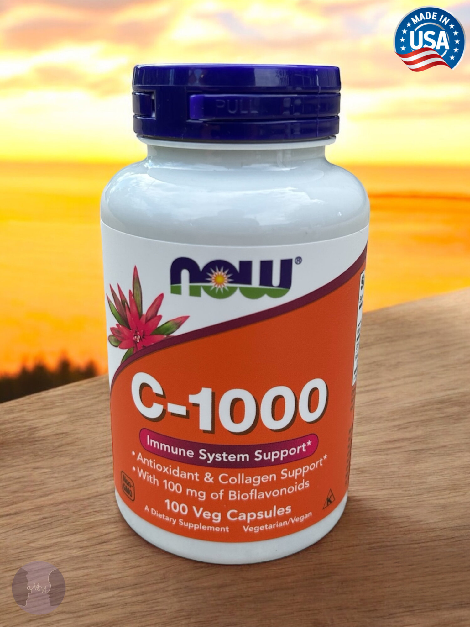 NOW foods C-1000 Витамин Ц для иммунитета 1000 мг 100 капсул