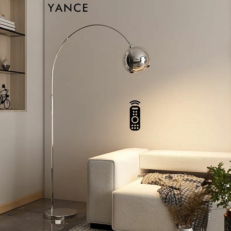 Торшер, дизайнерский дизайн, вертикальная лампа сбоку от дивана в спальне мощностью 12 Вт