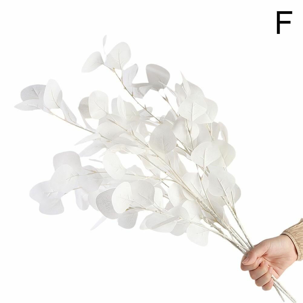 Искусственные листья эвкалипта - Многоразовое использование, без токсинов, для декора дома и цветочных композиций, 90 см