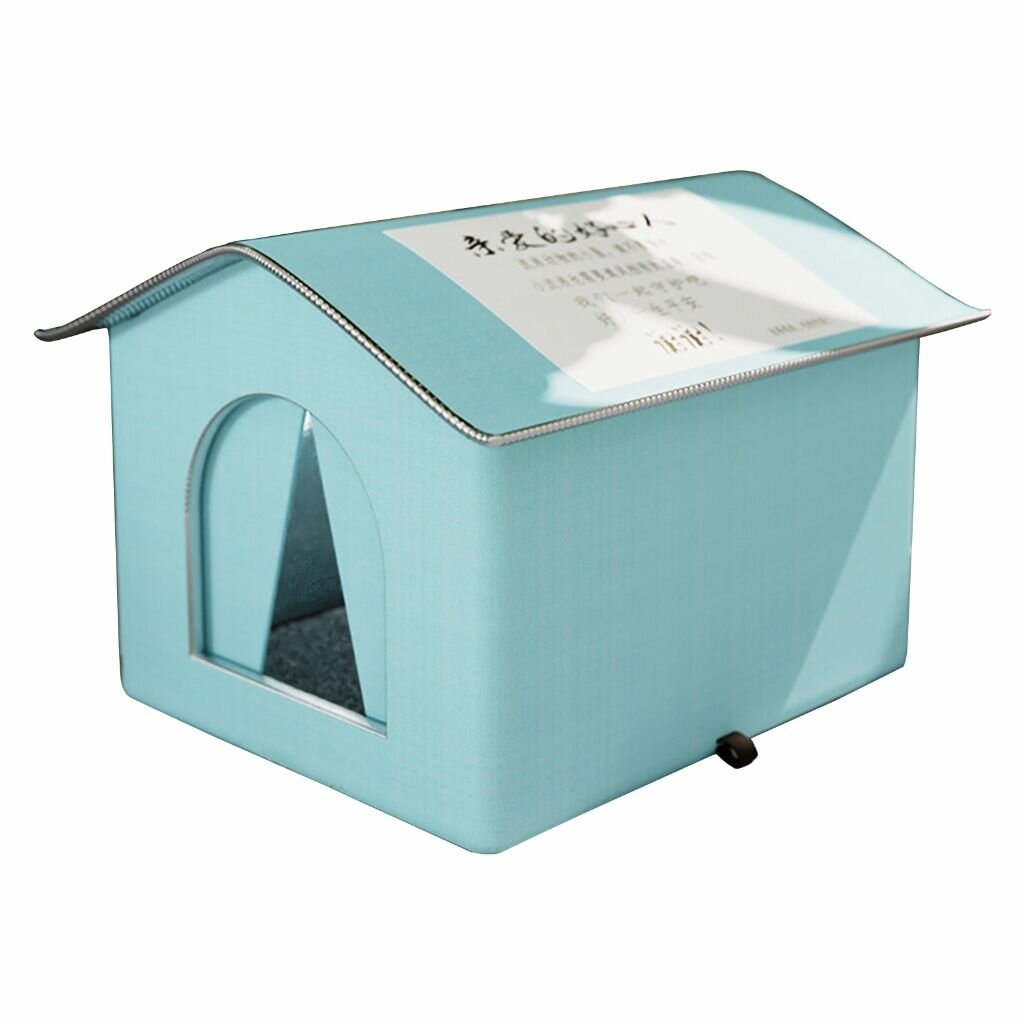 Наружный водонепроницаемый и морозостойкий наполнитель для кошачьих туалетов wave-синий-большой