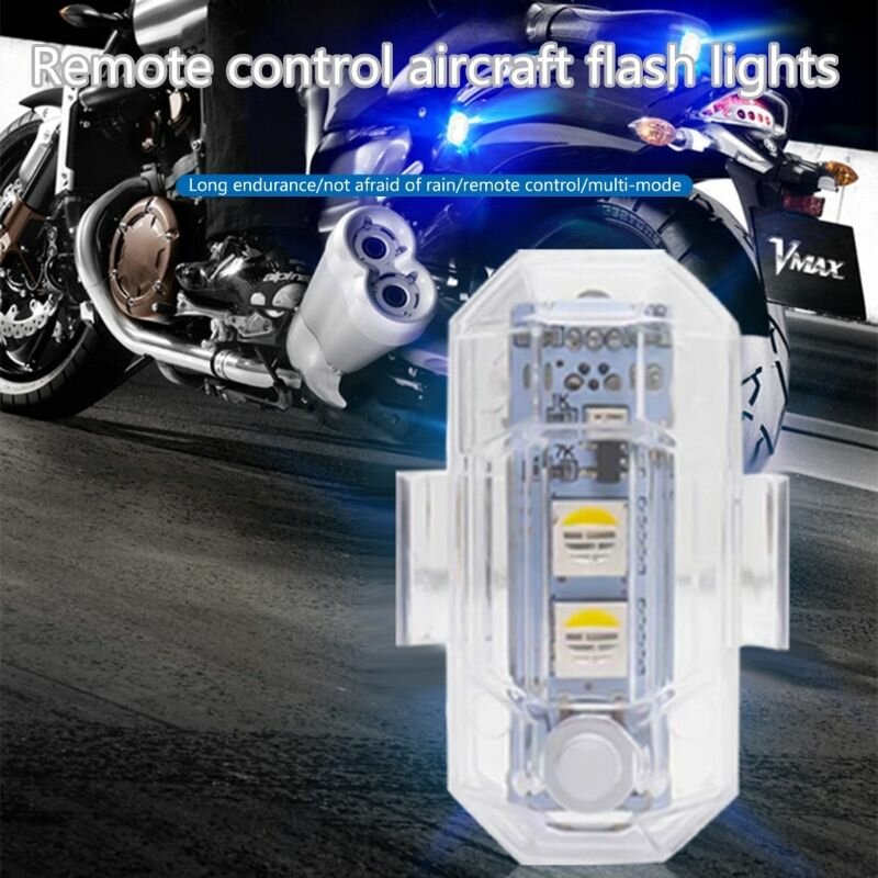 Беспроводной Светодиодный Стробоскоп с USB-Аккумулятором Обновляет Светодиодную Сигнальную Лампу для Ночной Безопасности Автомобилей и Мотоциклов