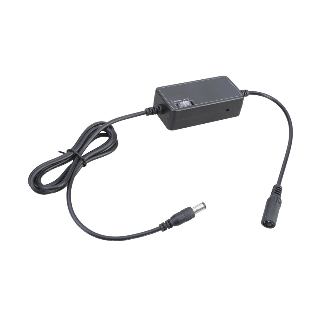 Регулятор переменной скорости 12V 3A Для Двигателей Вытяжных Вентиляторов Охлаждающего Вентилятора С Разъемами 5,5x2,1 мм и Светодиодным Индикатором Мощности Проводки 140 см