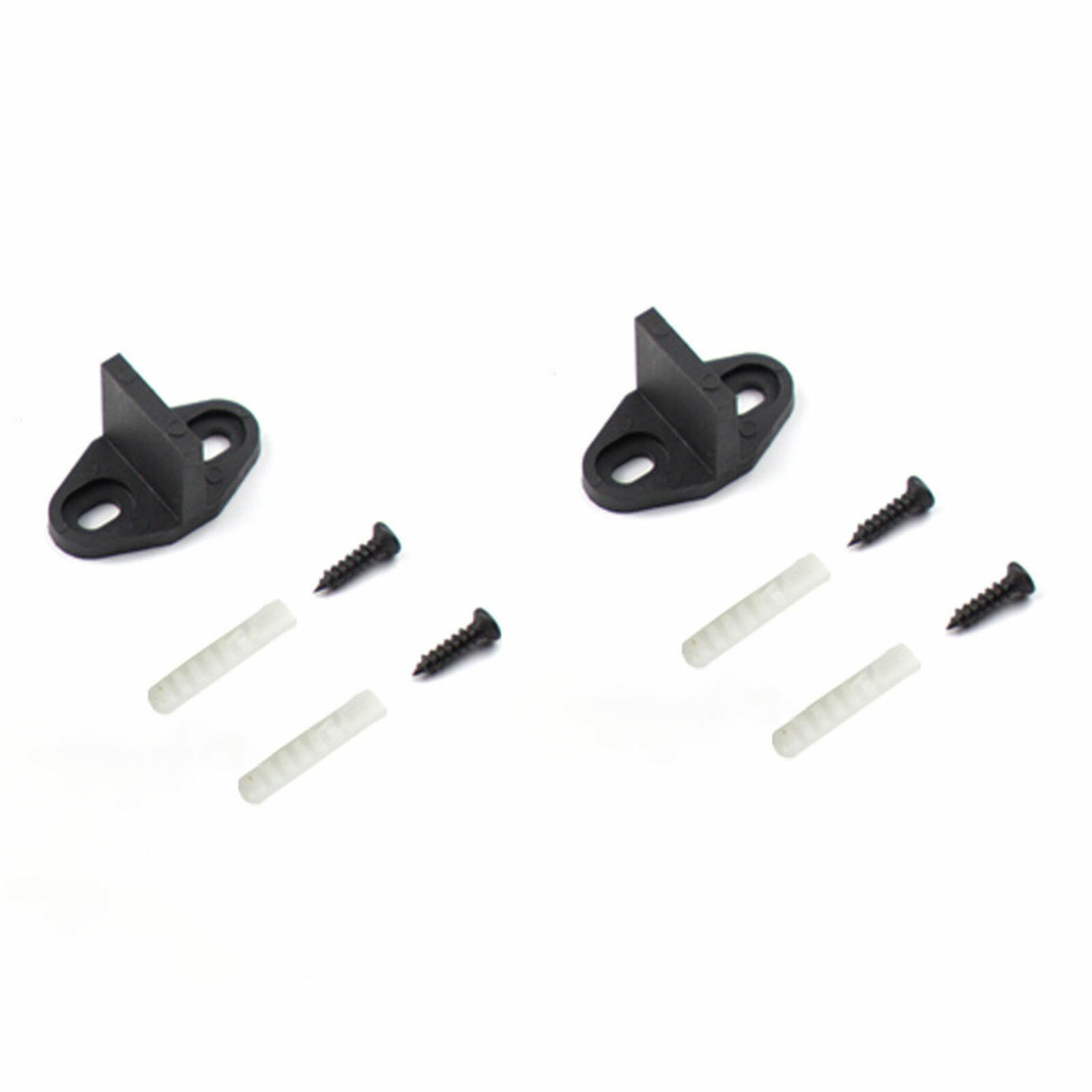 2 шт. нижние кронштейны для пола, малошумные детали направляющих для дверей сарая, раздвижные, не качающиеся, фиксирующие, регулируемые, очень гладкие аксессуары