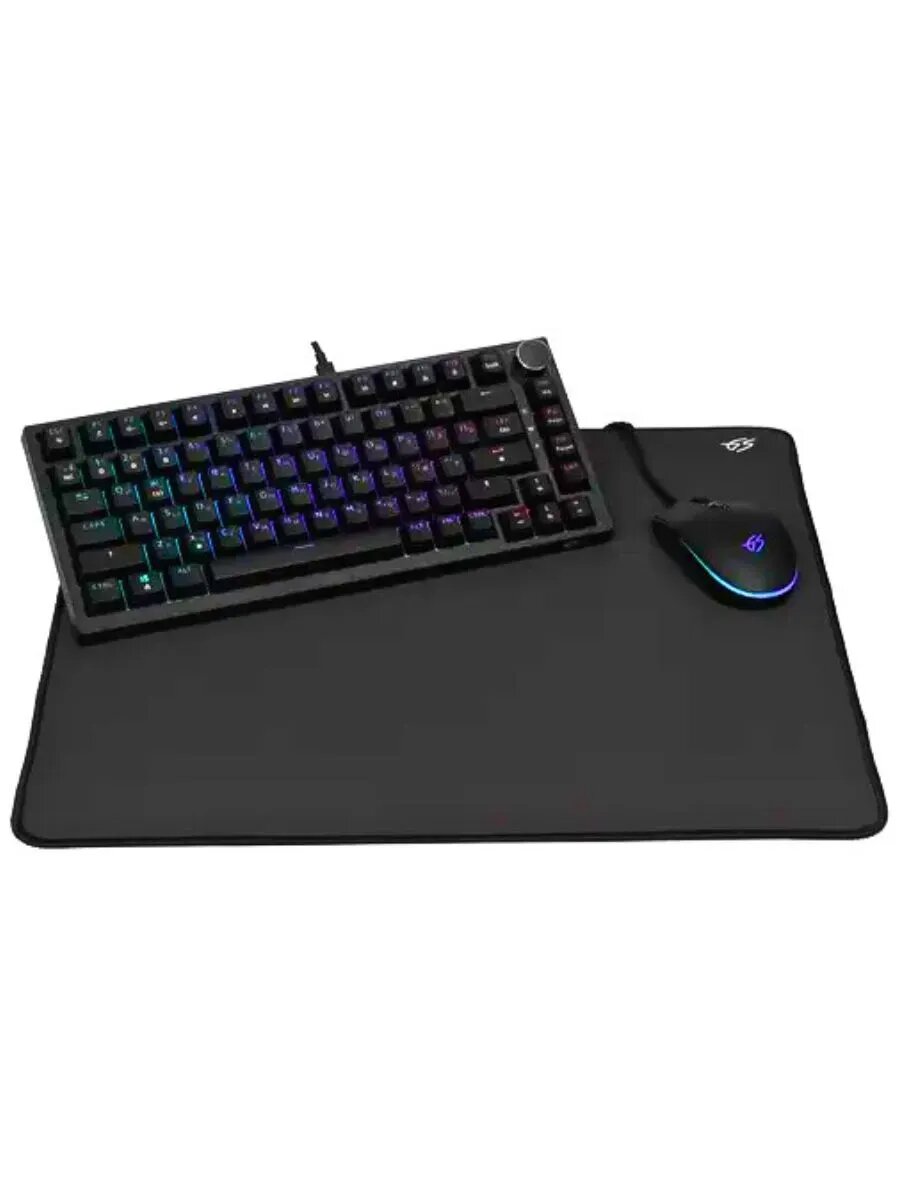 Игровой набор Overpower Combo клавиатура, мышь, коврик