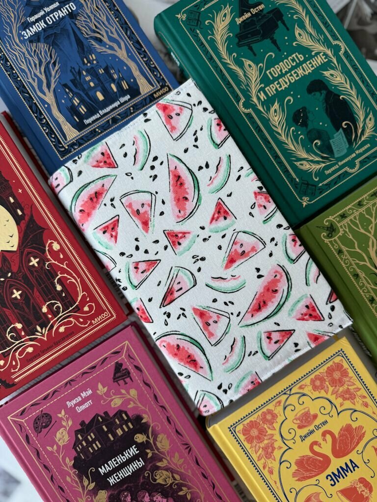 Хлопковая обложка для книг высотой до 20,5 см