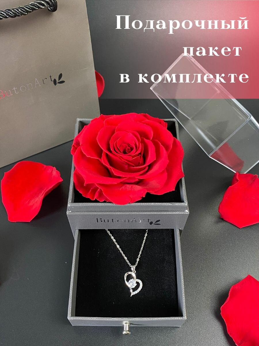 Стабилизированные цветы в стекле