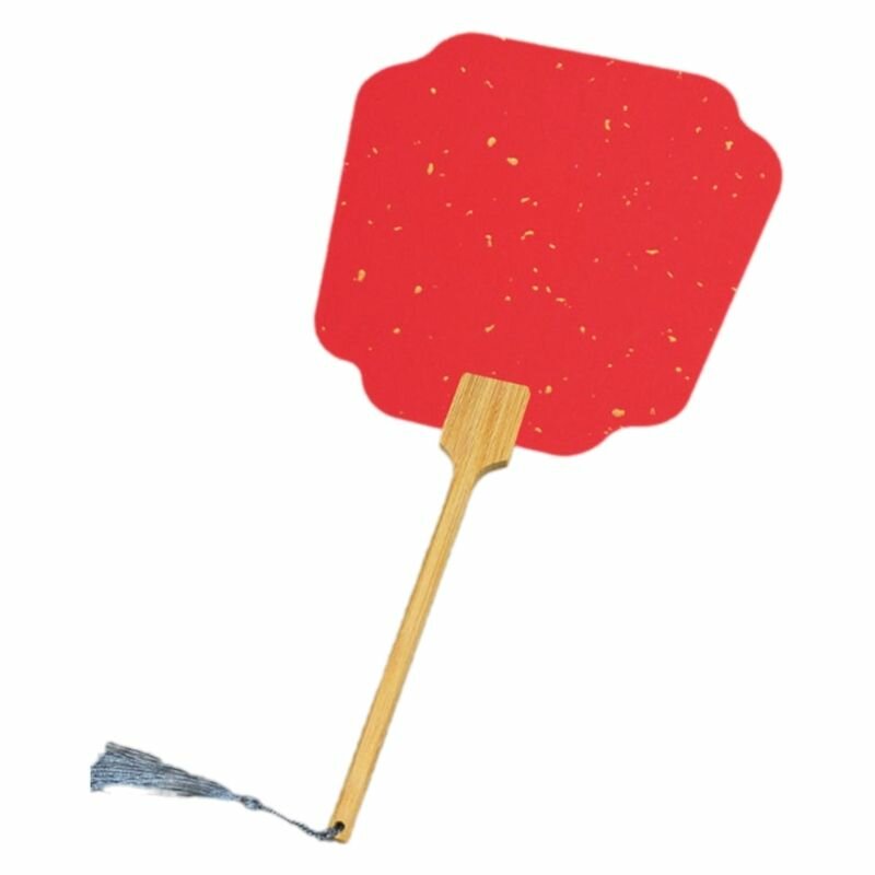 Круглый веер из рисовой бумаги для китайской живописи и каллиграфии, - Ваньняньхун Фейсянь