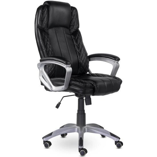 Кресло офисное Utfc М-704 Ройс/Royce silver PL S-0401 (черный)