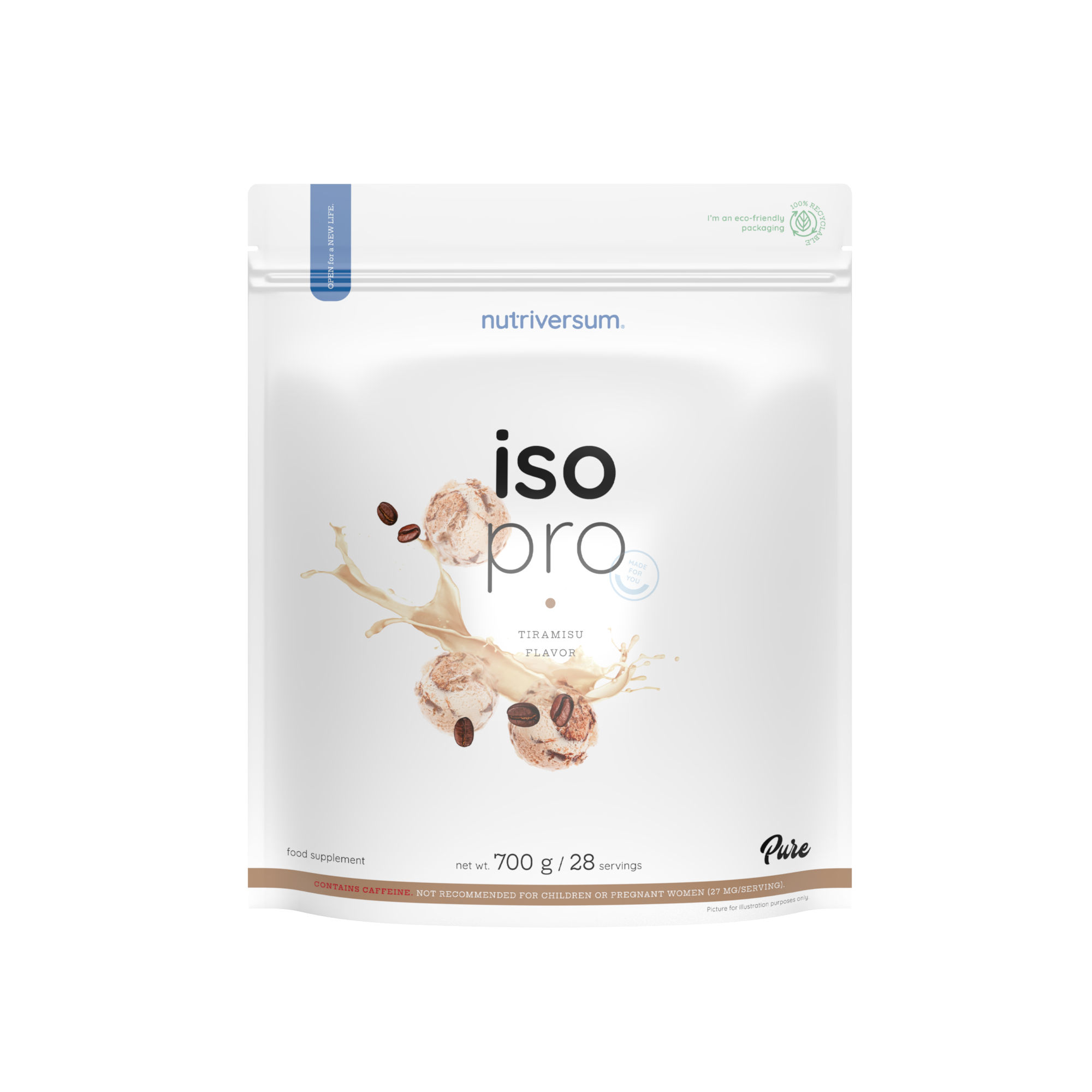 Nutriversum Изолят Pure ISO PRO 86% тирамису 700 г