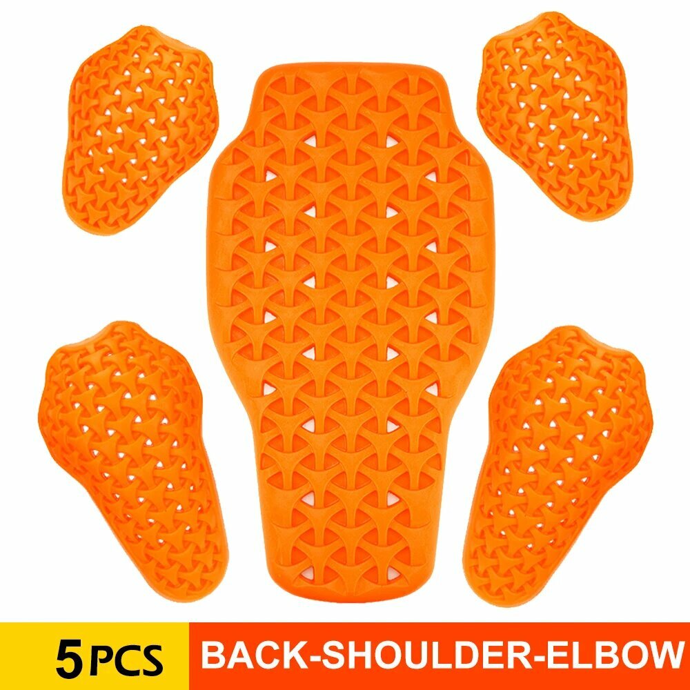 Сертифицированная CE Защитная Экипировка Для Мотоциклистов: Наплечники, Налокотники, Защита Спины, Гоночные Защитные Вставки