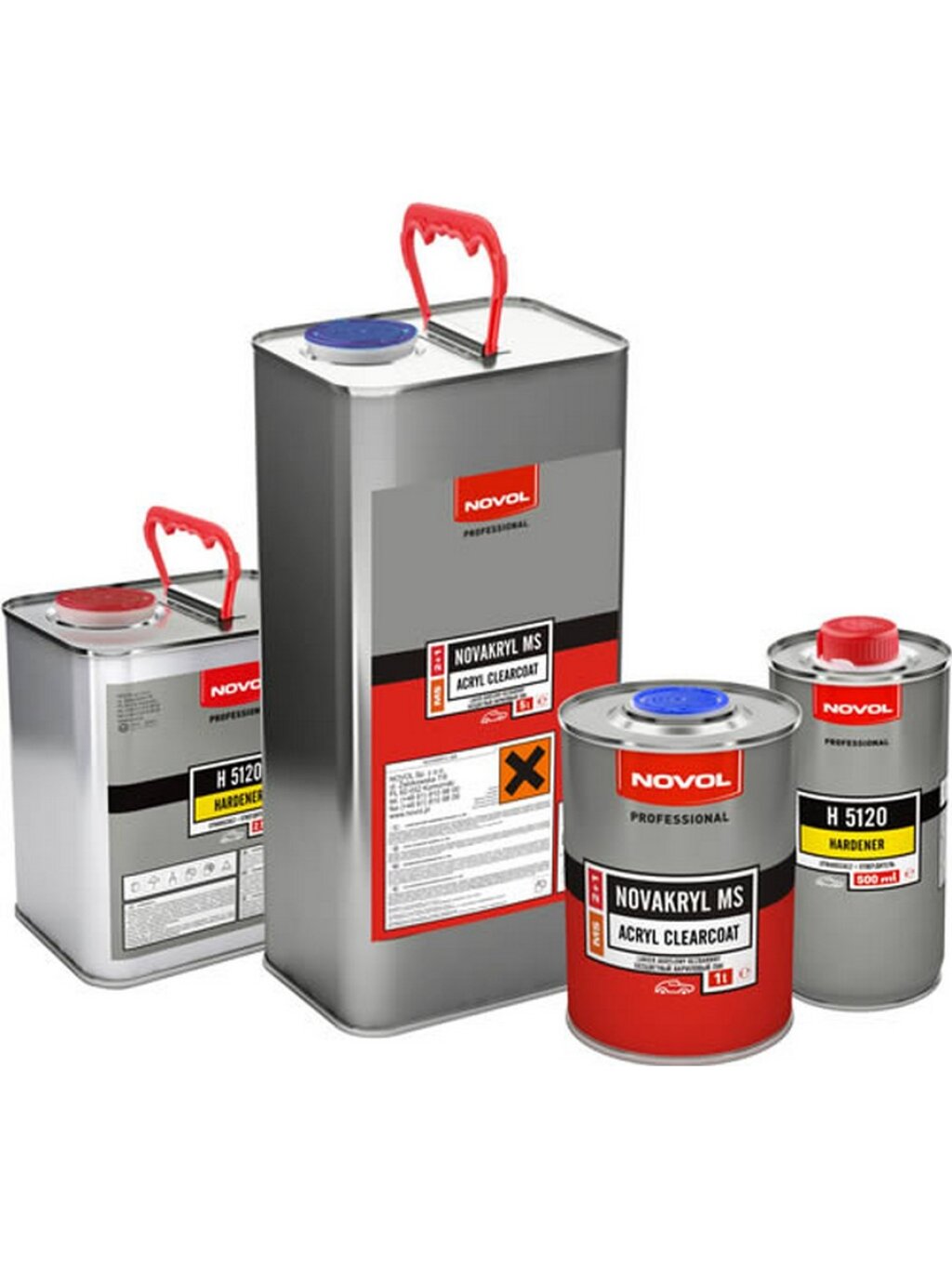 Лак "NOVOL" MS (1 л) (комплект + отвердитель 500 мл )