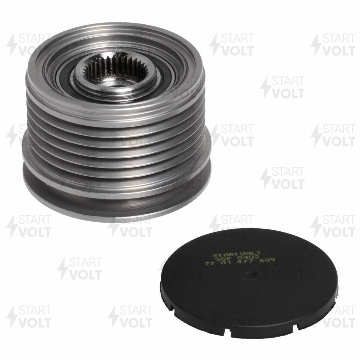 Шкив С Обгонной Муфтой Генератора Для А/М Renault Logan (04-10) 1.4I/1.6I (Sgp 0902)(Startvolt Sgp0902)