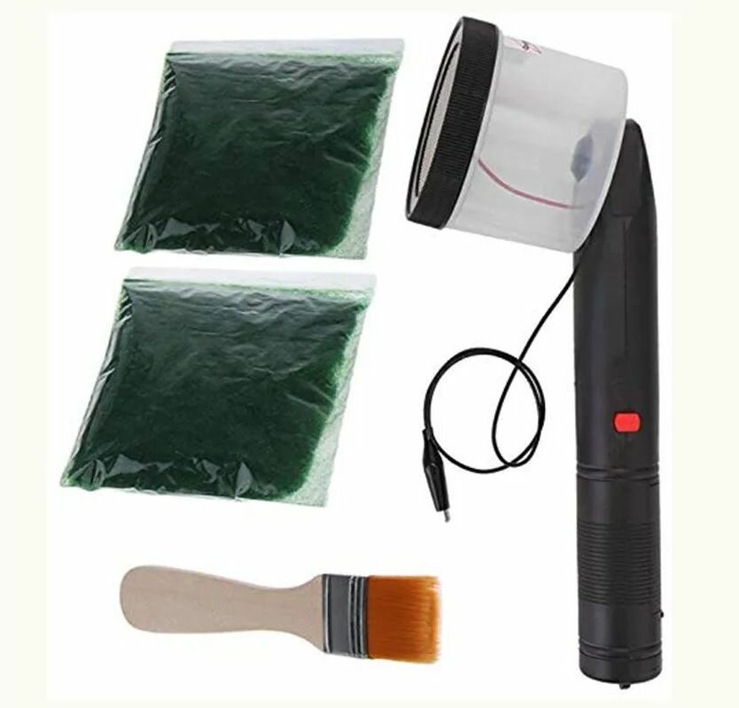 Перезаряжаемый флокатор, универсальный аппликатор для флокирования ткани и ремонта обивки, инструмент для рукоделия и декоративной отделки