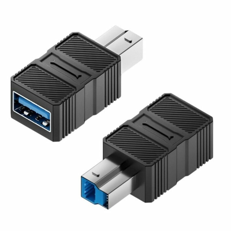 Адаптер с квадратным портом принтера, коробка для жесткого диска, адаптер USB3.0-B от мужчины к женщине