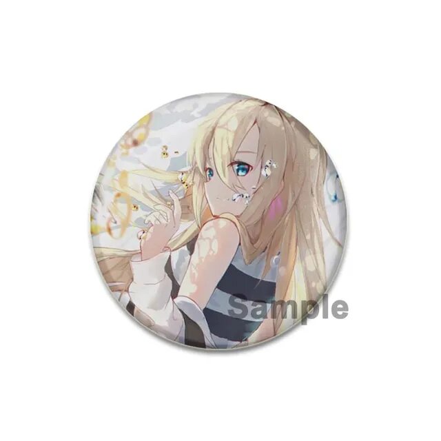 58 мм аниме «Ангелы смерти», заколки на пуговицах, милая интересная брошь с персонажем для рюкзака, украшения одежды, модные подарки