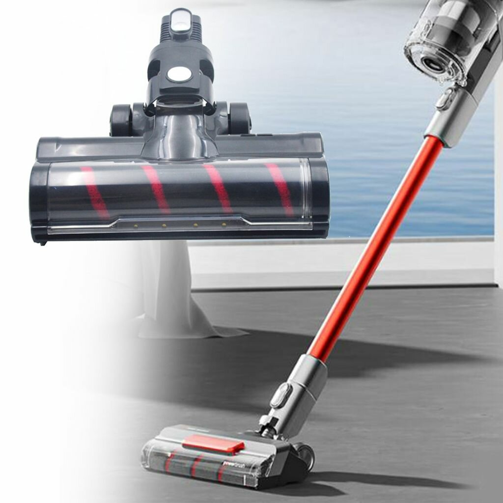 Ручной пылесос INSE малиновая щетка для пола с насадкой из хлопчатобумажной ткани