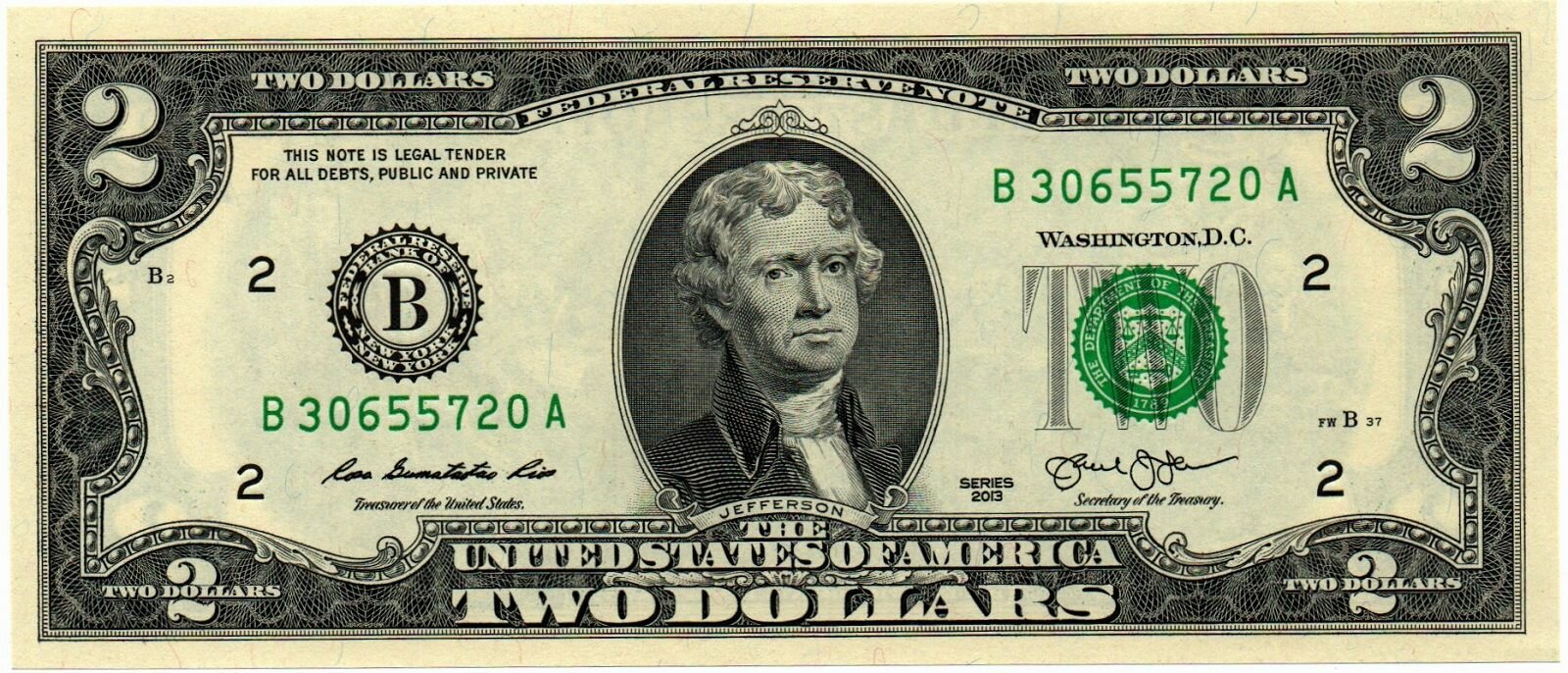 2 доллара 2013 год США 30655720