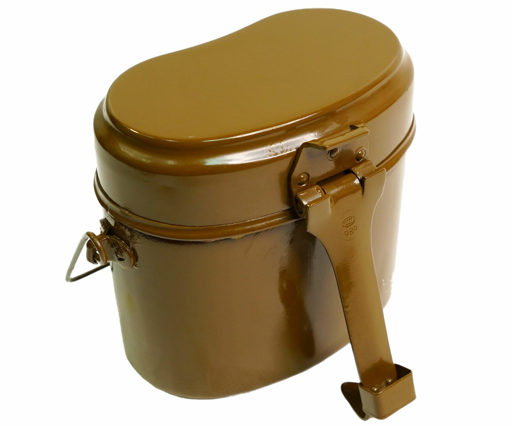 Котелок армейский солдатский (алюминиевый, хаки) оригинал СССР