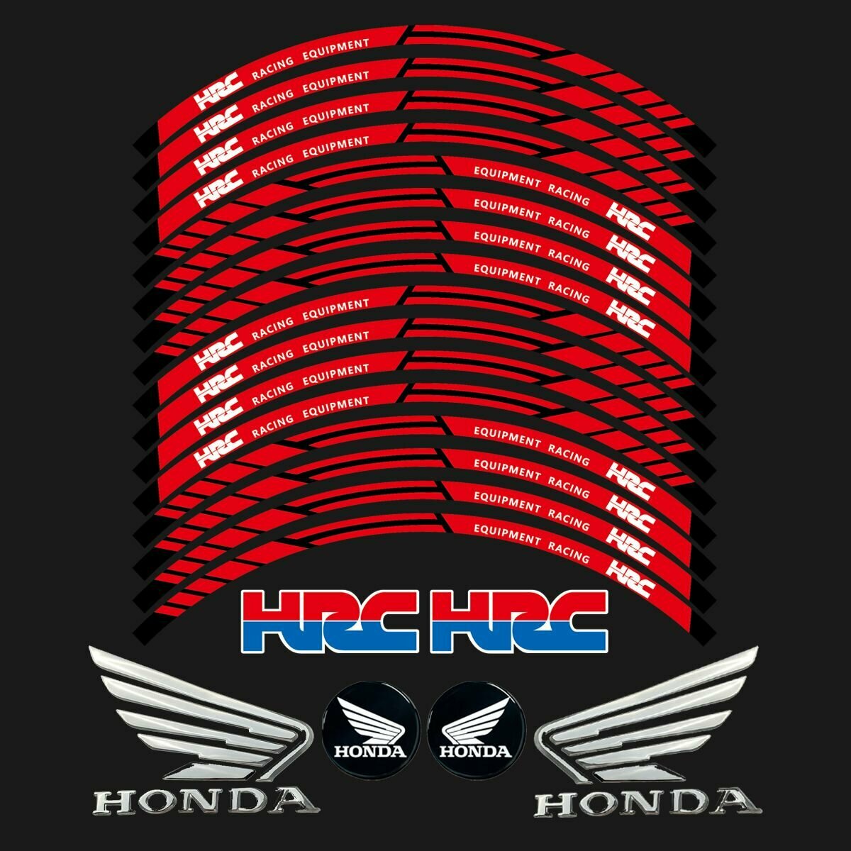Светоотражающие наклейки на обод мотоцикла — водонепроницаемая лента для Honda CBR250RR CBR400RR CBR600RR CBR1000RR