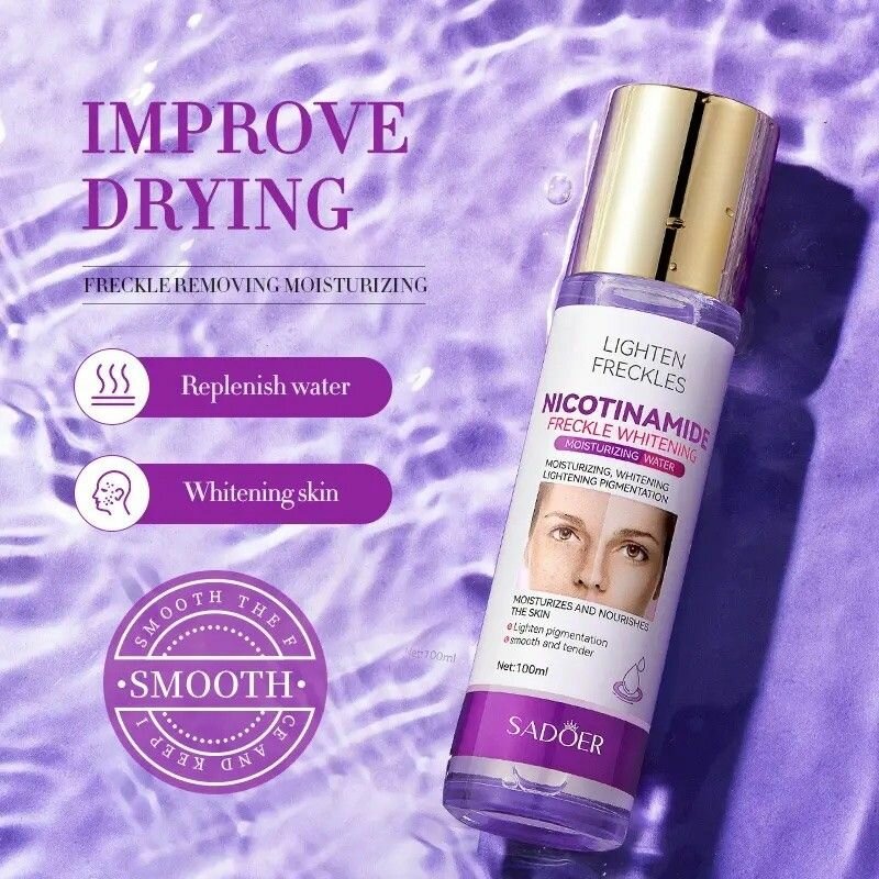 SADOER. Осветляющий тонер для лица предупреждающий пигментацию, 100мл.