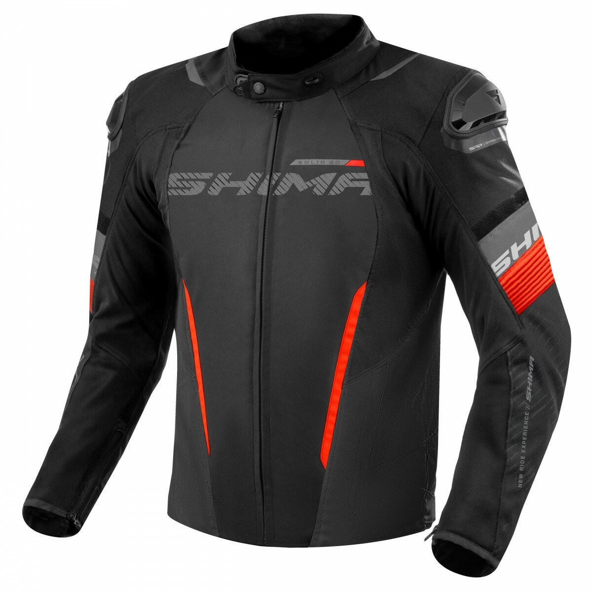 Куртка SHIMA "SOLID 2.0 MEN RED ", мужская, водонепроницаемая, красная, защита на локтях, размер L
