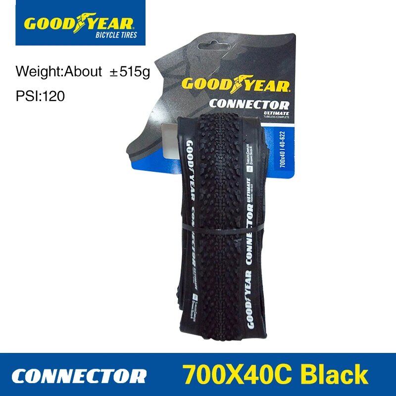 Goodyear Connector Ultimate Gravel Tires 700X35C/700X40C/700X50C/650x50C Черный, 700x40 black