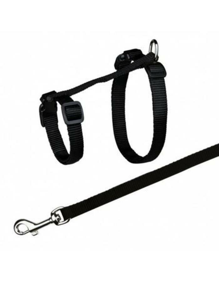 TRIXIE 41960 Шлейка с поводком для крупных кошек 34-57см/13мм