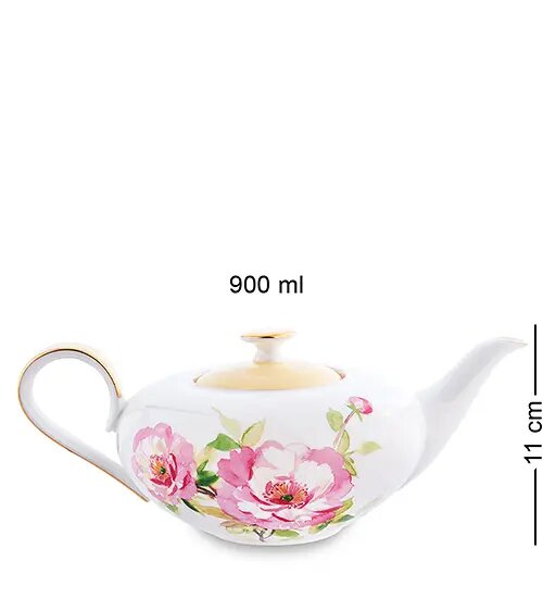 JK- 83 Чайный сервиз на 6 перс. "Пионы" (Torino Peony Pavone)