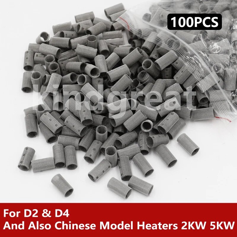 100 шт./лот Сетчатые фильтры для свечей накаливания Eberspacher Airtronic D2 D4 D4S 252069100102, для дизельных воздушных отопителей 2 кВт 5 кВт