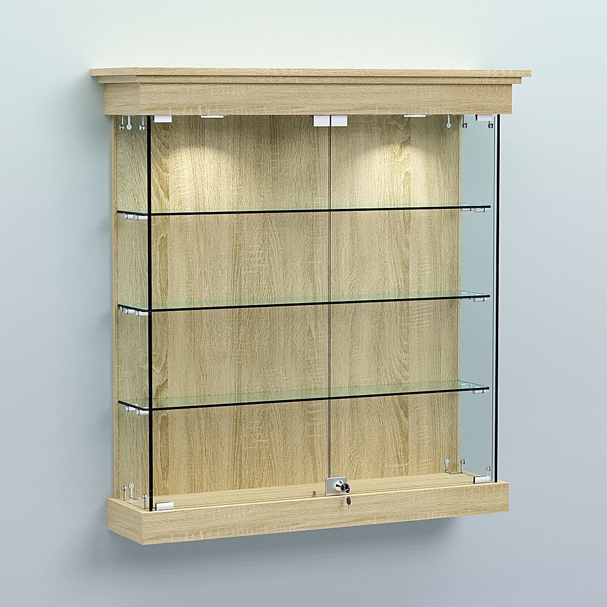 Витрина для музеев "Коллекция" настенная №2-3. Производитель товара - компания ТОБ.