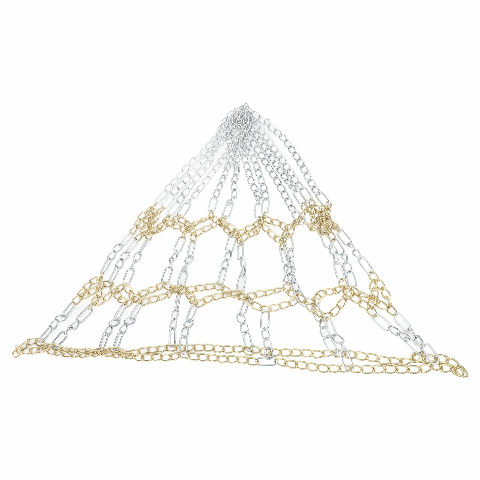 Железная баскетбольная сетка, устойчивая к ржавчине, сверхмощная замена цепи баскетбольной сетки для использования в помещении и на открытом воздухе