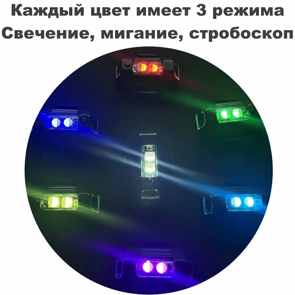 Фонарь на велошлем — фото 1