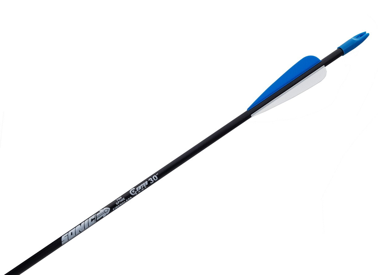 Стрела лучная фибергласс Centershot Sonic 26", Parabolic 3"