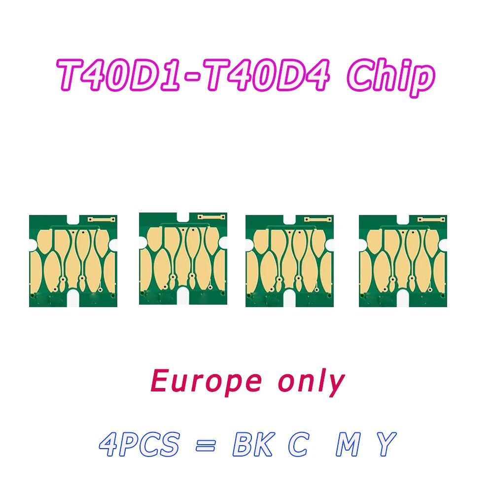 Чипы для картриджей Epson SureColor T3100 T5100 DGYCJLFP T40D BK C M Y